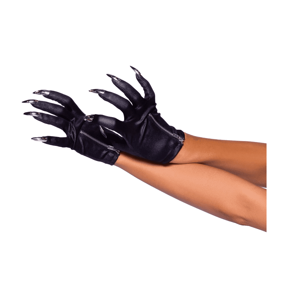 Leg Avenue Zip Up Claw Gloves | Janet’s Closet