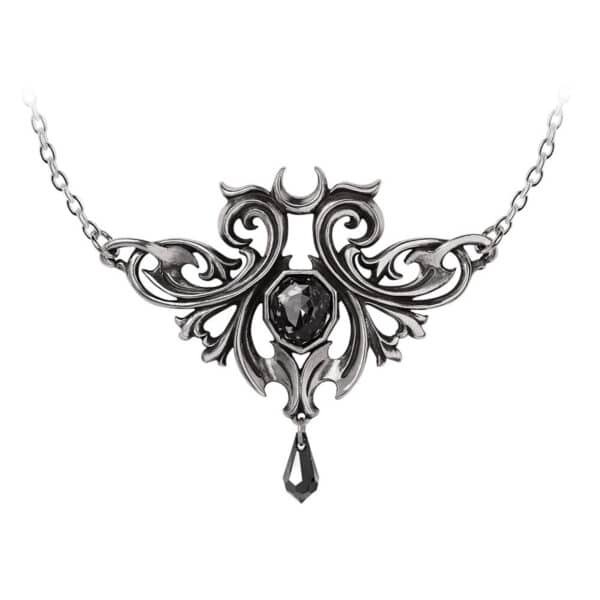 A hauntingly beautiful tribute piece. The Midnight Memorial Necklace by ...
